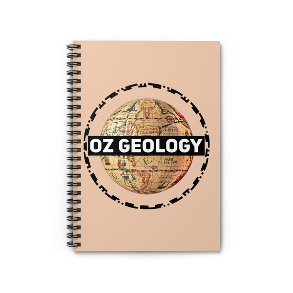 Official OzGeology Spiral Notebook – 118-Page Ruled Journal for Notes,