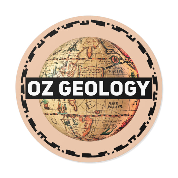Geology Round Stickers - Official OzGeology Sticker