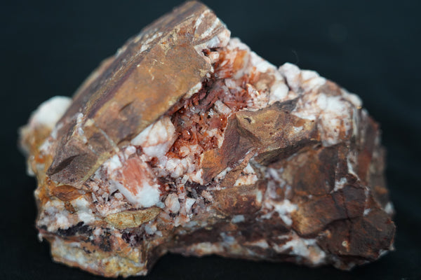Victorian Goldfields Quartz & Pyrite Specimen – Rare Red, Pink & Purpl ...